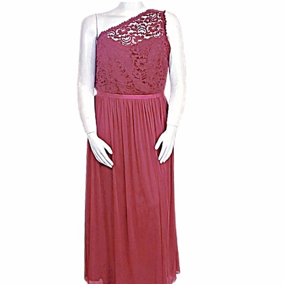 David's Bridal | Dresses | Apple Red Bridesmaidevening Dress | Poshmark